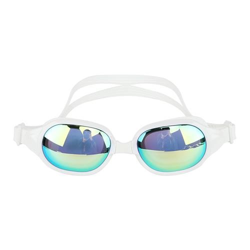 Whale MM-8706 Mirrored Swim Goggles White+Gold