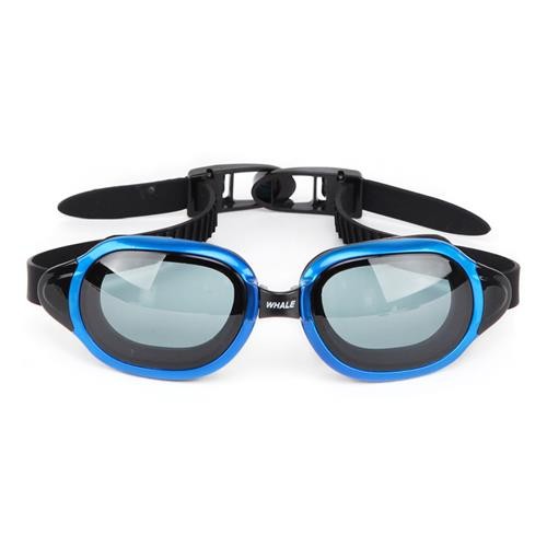 Whale CF-8603 Swimming Goggles with Durable Silicone Strap Blue