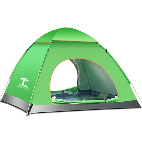 Easy and Quick Set Up Camping Tent for 3 to 4 Persons Green