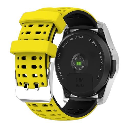 Makibes W02 Smartwatch Silver Yellow