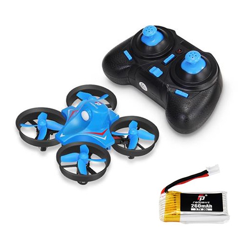 Redpawz R010 Mini Quadcopter RTF with Extra 260mAh Battery Blue