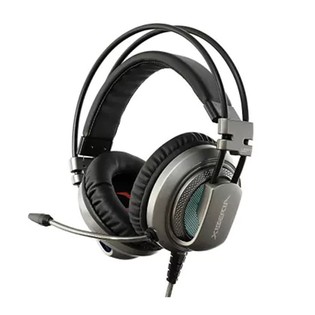 XIBERIA V10 Over-ear USB LED Gaming Headsets with MIC - Gray