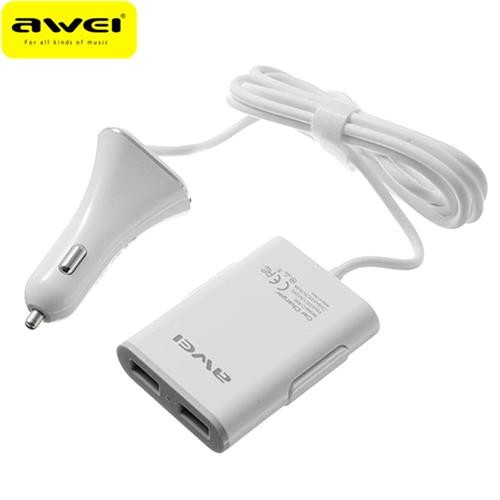AWEI C400 4 USB Ports Quick Car Charger