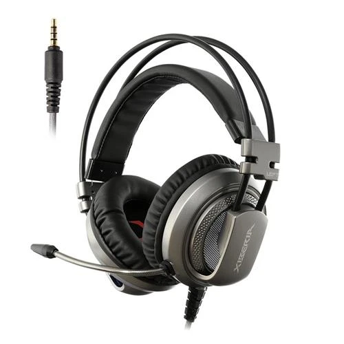 XIBERIA V10D Gaming Headset with Mic Gray