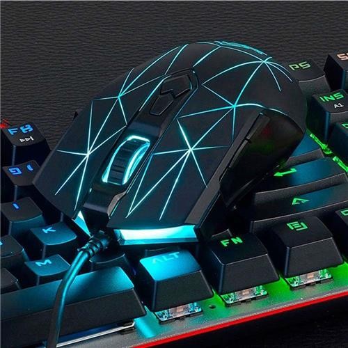 Ajazz AJ52 Wired Gaming Mouse Black