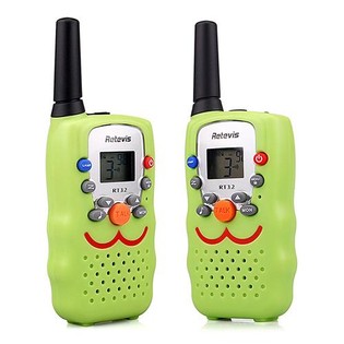 2PCS Retevis RT32 Kid Walkie Talkie Green