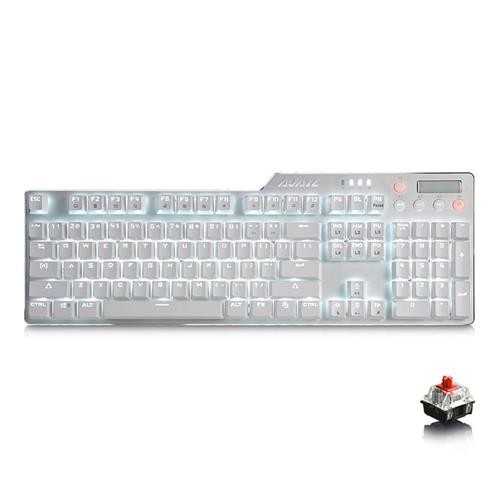 Ajazz AK35i Keyboard Red Switch White