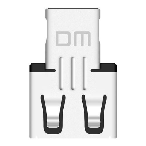 DM Phone USB Flash Drive Micro USB into Type C Adapter Silver