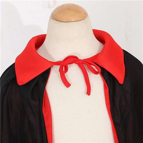 Halloween Two side Wearable Cloak Black Red