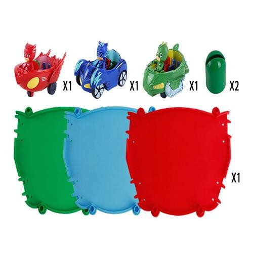 PJ Masks Action Figure Toys with Car Track