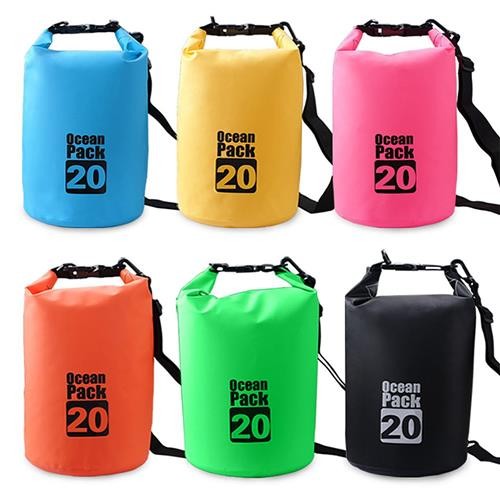 PVC Bucket Mesh Beach Bag Outdoor Ocean Pack