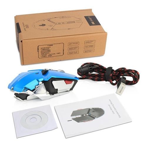 Luom G50 Wired Programmable Mechanical Mouse Avago A5050 9 Keys