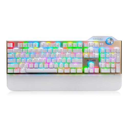 Ajazz AK35RGB Wired Gaming Mechanical Keyboard Brown Switch