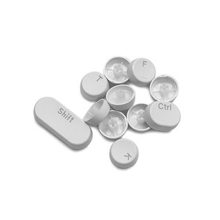 Ajazz 104 Round Keycaps Double Shot Injection