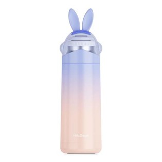 H 6019 Butelka próżniowa 350ML Lovely Rabbit Thermos Purple Orange