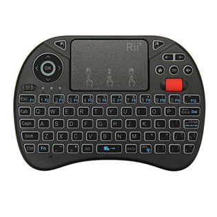 Rii i8X RGB Backlight 2.4G Mini Wireless Keyboard Touchpad Combo