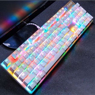 Ajazz ROBOCOP Wired RGB Blacklight Mechanical Keyboard Blue Switch