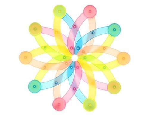 Colorful Aperture Design Frisbee Toy