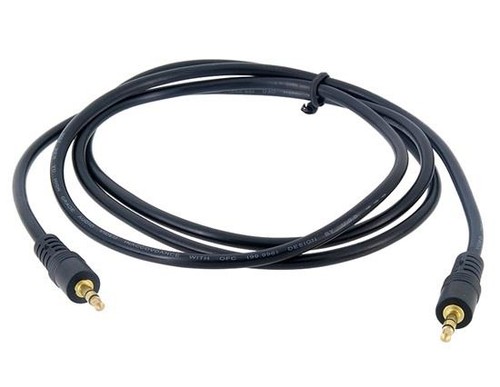 Male to Male Plug Adapter Black