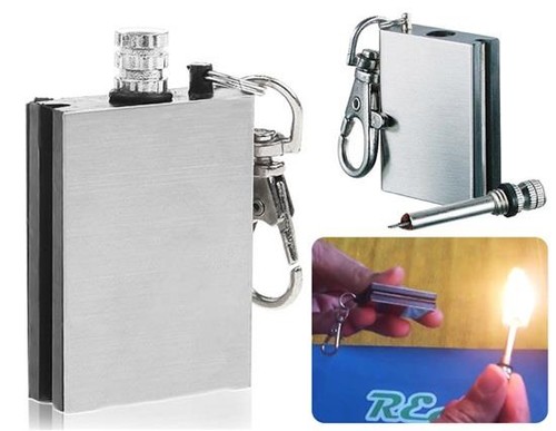 Flint Fire Starter Survival Tool Lighter Kit