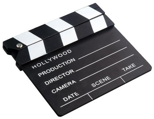 Movie Slate Clapboard Black
