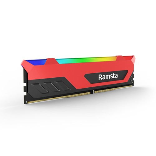 Ramsta 2PCS RGB light Memory Bank Computer Accessory Gamer Module Red