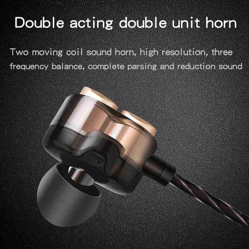 X700 Double Dynamic Headphones Black