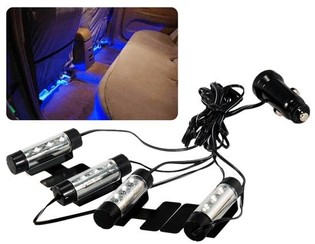 Car Interior Blue LED Lights