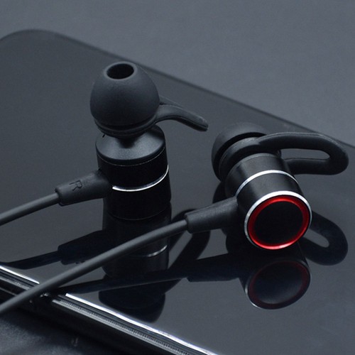 S60 Sport Metal Magnetic Blutooth Headset with Mic Silver