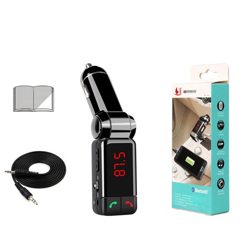 Earldom BC06 Dual USB Car Charger Bluetooth Handsfree Call