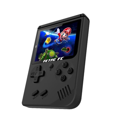 Built-in 168 Classic Game Retro FC Handheld Console Black