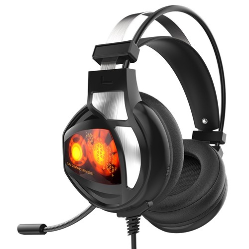 V9 Gaming Headset 7.1 Surround Sound with Mic Black