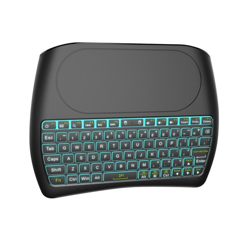 D8-S 2.4G Mini Wireless Keyboard with 4.1 in Touchpad Bright Version