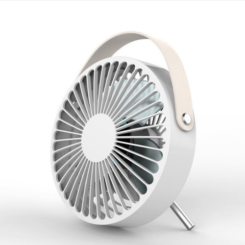 USB Charging Desktop Fan White