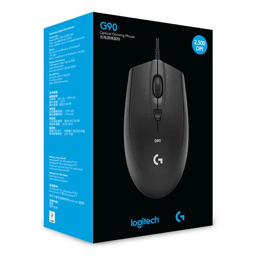 Logitech G90 Wired Optical Gaming Mouse