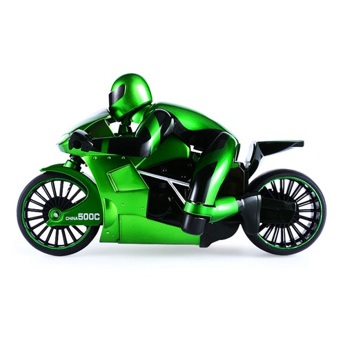 CSRC-22 2.4G 1:16 Drift RC Motorcycle LED Light RTR Green