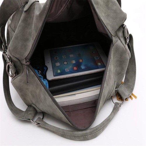 Fashion Tote Women's Crossbody Bag Handbag-Gray