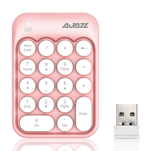 Ajazz AK18 2.4G Wireless Numeric Keypad Pink