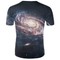 3D Printed Cosmic Nebula Men's T-shirt Black
