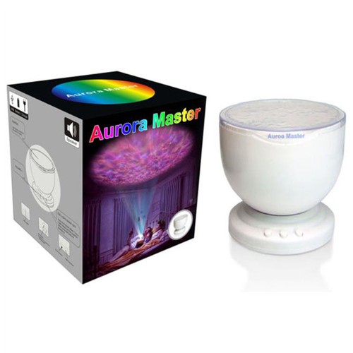 Aurora Master Night Light Music Player Speaker White US Plug