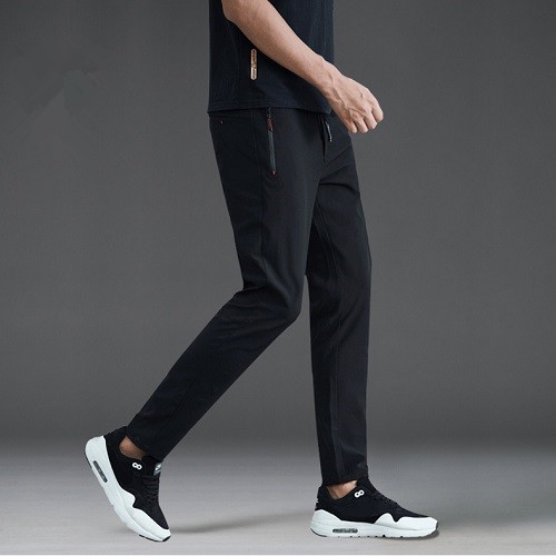 Men's Stretch Casual Sports Pants Black