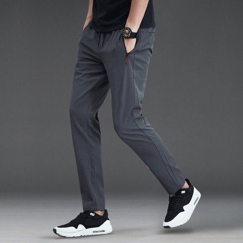 Men's Stretch Casual Sports Pants Gray