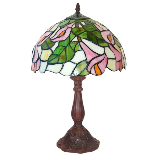 FUMAT Tiffany Style Calla Lily Table Lamp