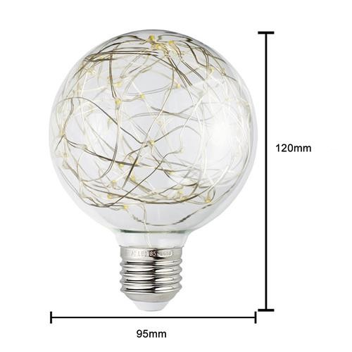 Edison G95 Gypsophila E26 Decorative Bulb Warm White