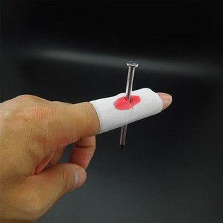 ZW175300 Nail Through Finger Tricky Toy