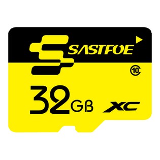 SASTFUE 32GB Micro SD Memory Card Data Storage Class 10 Yellow