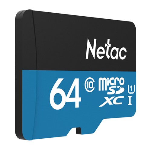 Netac P500 64GB Micro SD/TF Card Blue