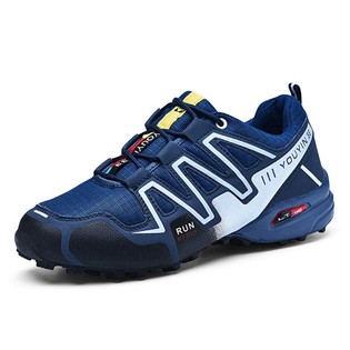 S8-2 Men Artificial Leather Sports Shoes Size EU42 Blue White