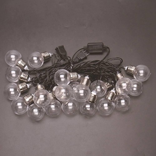20PCS String Lights LED Bulbs Warm White US Plug