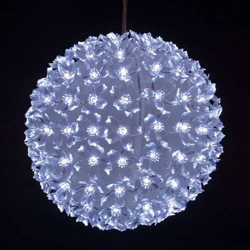 Cherry Blossoms Flower LED Ball Light Cold Light